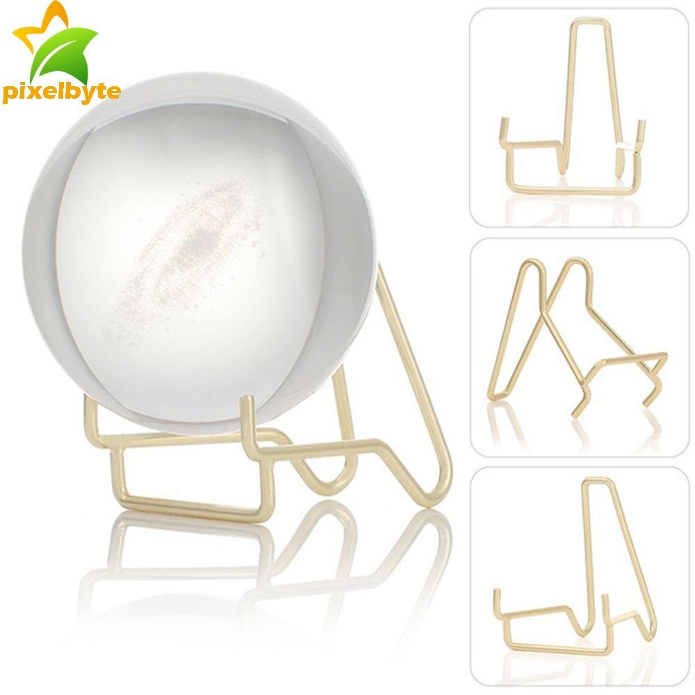 Pixelbyte ขาตั้งจอแสดงผล DIY Creative Office ตกแต่งคริสตัลแร่ Agate ฐานทรงกลมหกเหลี่ยม | Shopee ...