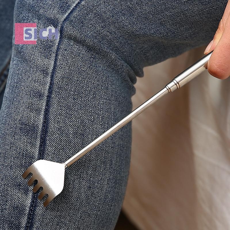 [Sich] สแตนเลส Claw Back Scraper Telescopic Retractable Back Scratcher ...