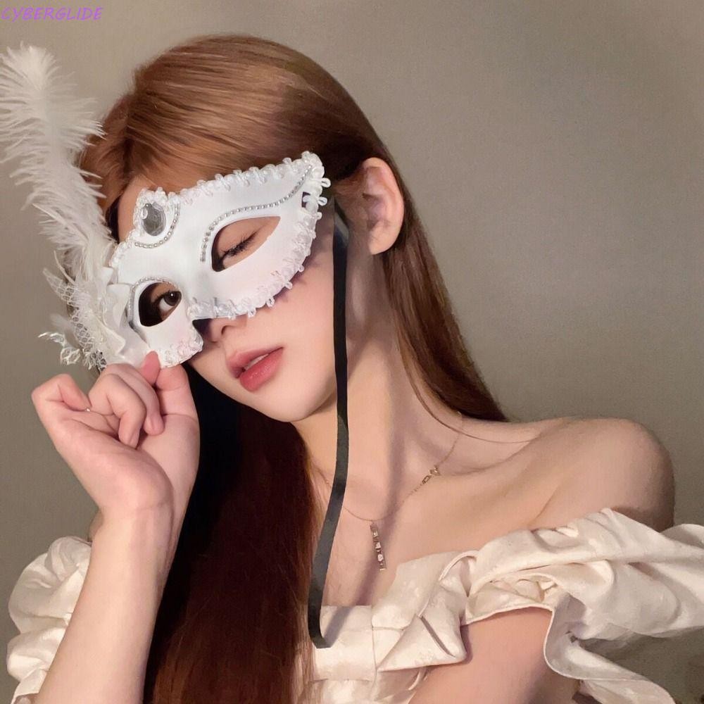 Cyberglide Feather Venetian Mask, Diamond Flower Eye Mask, ประสิทธิภาพ ...