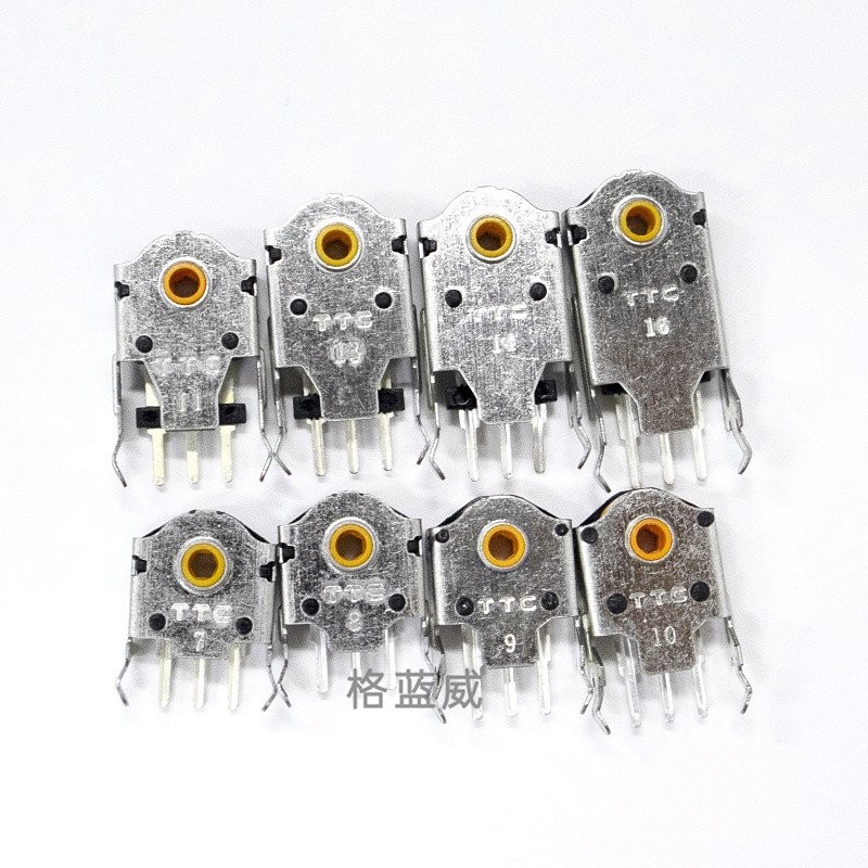 TTC Golden Wheel Yellow Core Mouse Encoder 7 มม./8 มม./9 มม./10 มม./11 ...