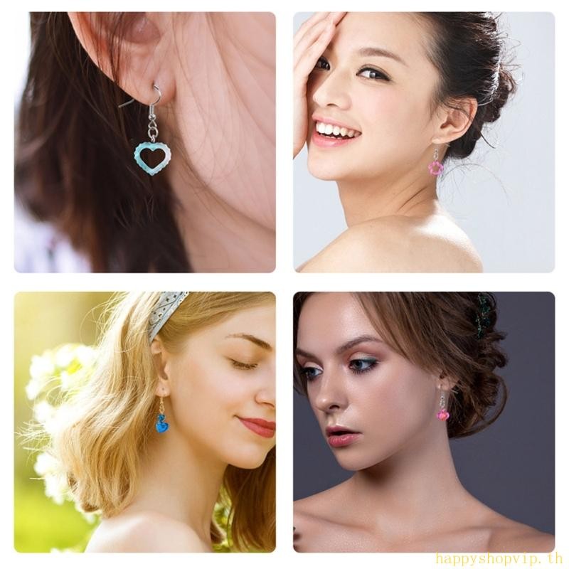 HSV Moon แม่พิมพ์ซิลิโคน Hollow Epoxy Shaker สำหรับงานทรายดูบและทำ ...