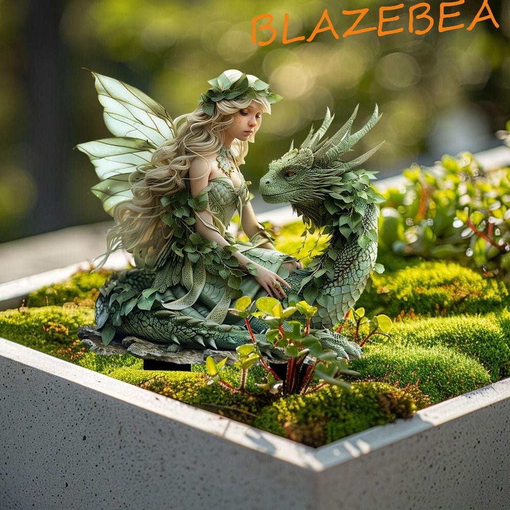 Blazebea Fairy Mini ตุ๊กตา,อะคริลิคน่ารักปลั๊กพื้นสวน,สไตล์โบฮีเมียนอเนกประสงค์สร้างสรรค์กันน้ํา ...