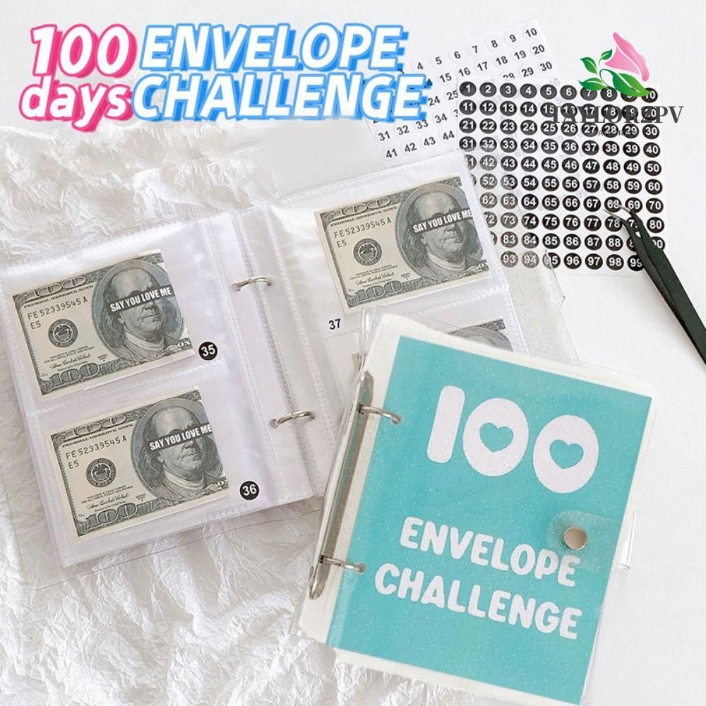 Taylor2pv เครื่องผูกประหยัด, กันน้ําใบหลวม 100 วันซองจดหมาย Challenge ...
