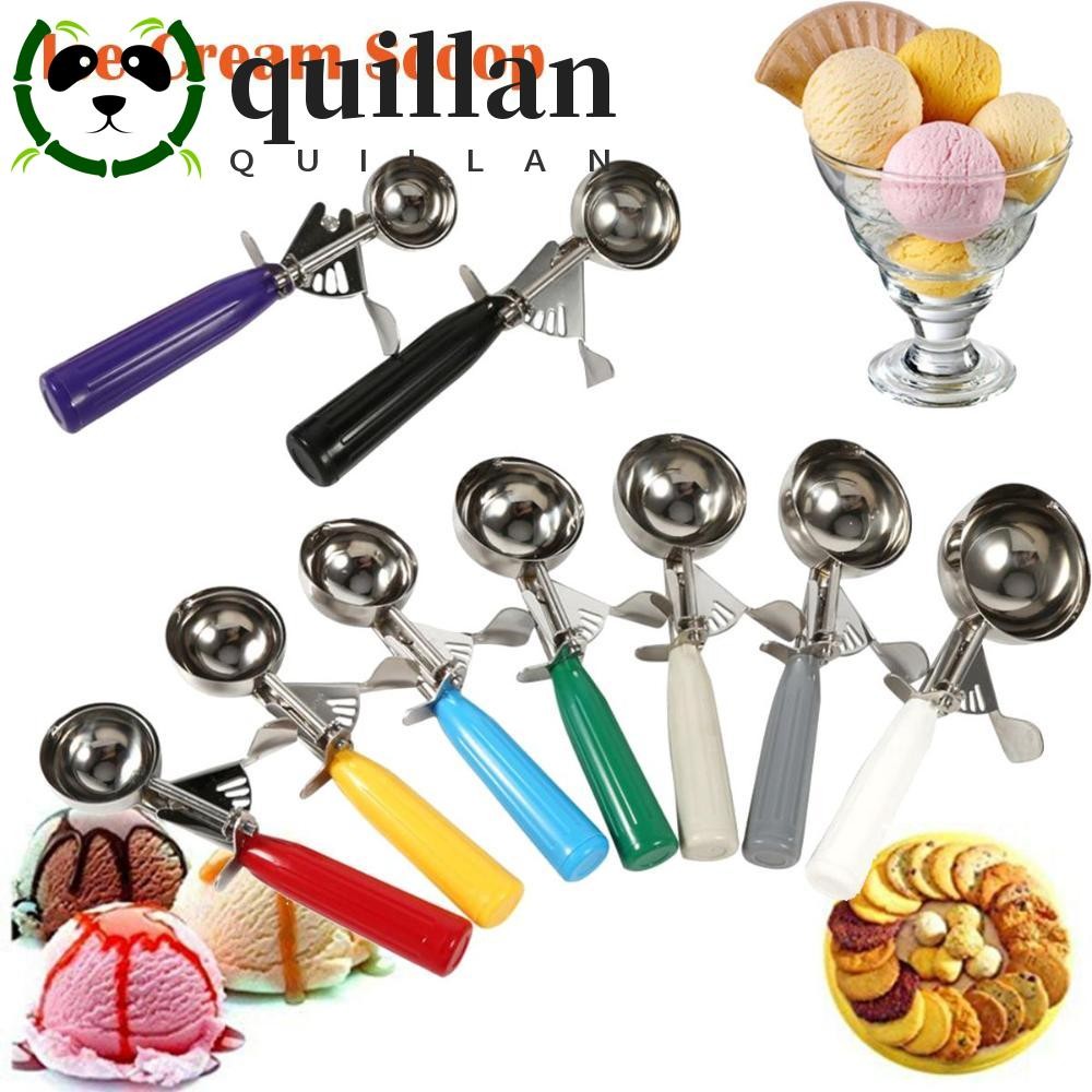 Quillan Ice Ball Spoon ข้าวสแตนเลสคุกกี้ผลไม้แป้งอาหาร Portioner Cutter ...