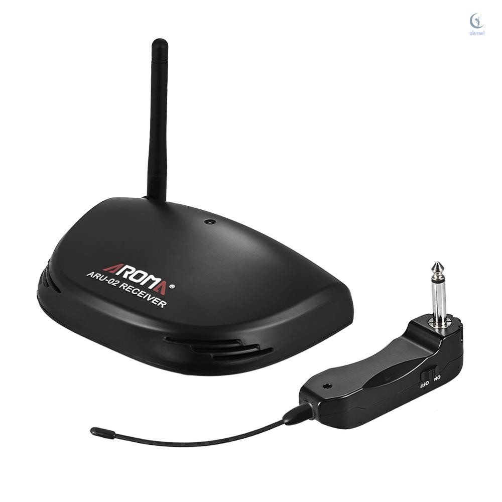 Aroma ARU-02 Professional ชาร์จ UHF Wireless Digital Audio Transmitter ...