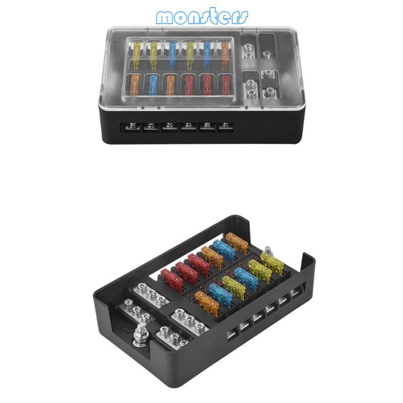Mon Vehicle 6 12 Way ฟิวส์กล่อง ABS ฟิวส์กล่องสําหรับการจัดการวงจรที่ ...