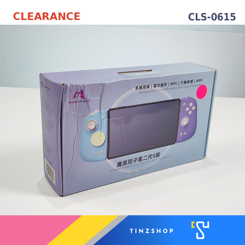 [Clearance] CLS-0615 Mobapad Gemini M6S Controller for Nintendo Switch Joypad NFC Hall Effect ...