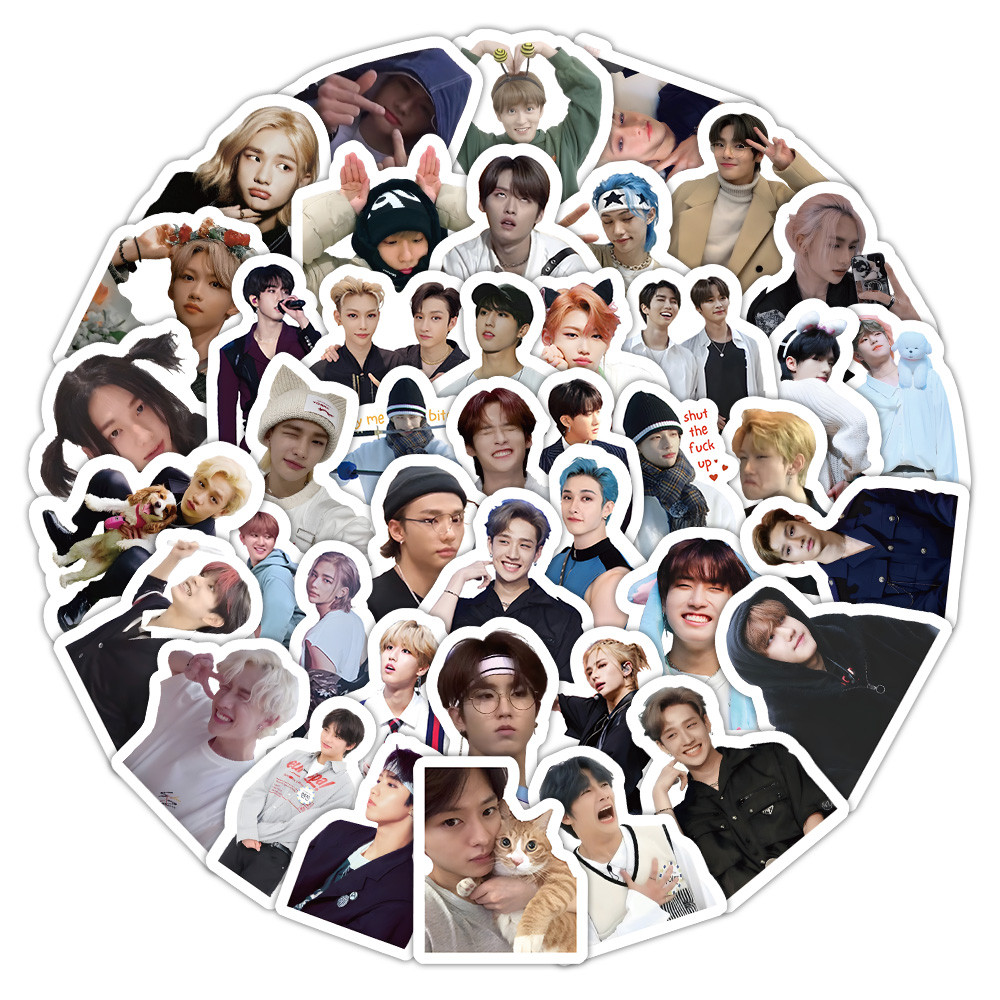 Style A Stray Kids Sticker Pack (60 ชิ้น) - K-pop Decor สําหรับแล็ปท็อป ...