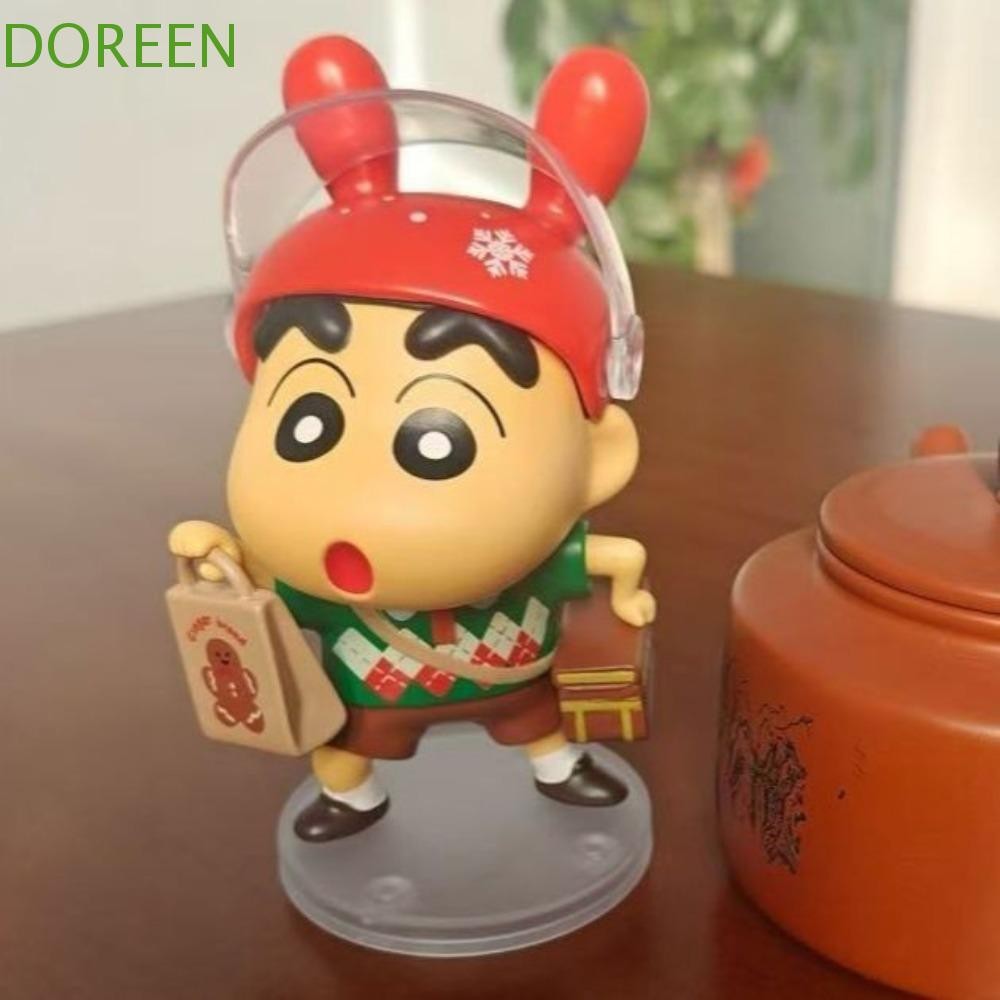 Doreen Crayon Shin-Chan อะนิเมะรูป,คริสต์มาส PVC ตุ๊กตา Crayon Shin ...