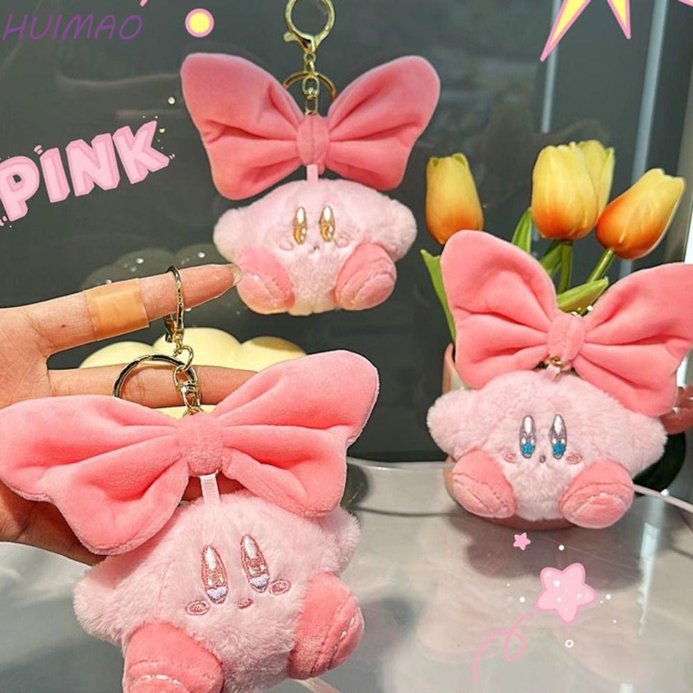 Huimao Kirby พวงกุญแจตุ๊กตา, Soft Moon Bow Kirby Doll, Lovely Heart ...