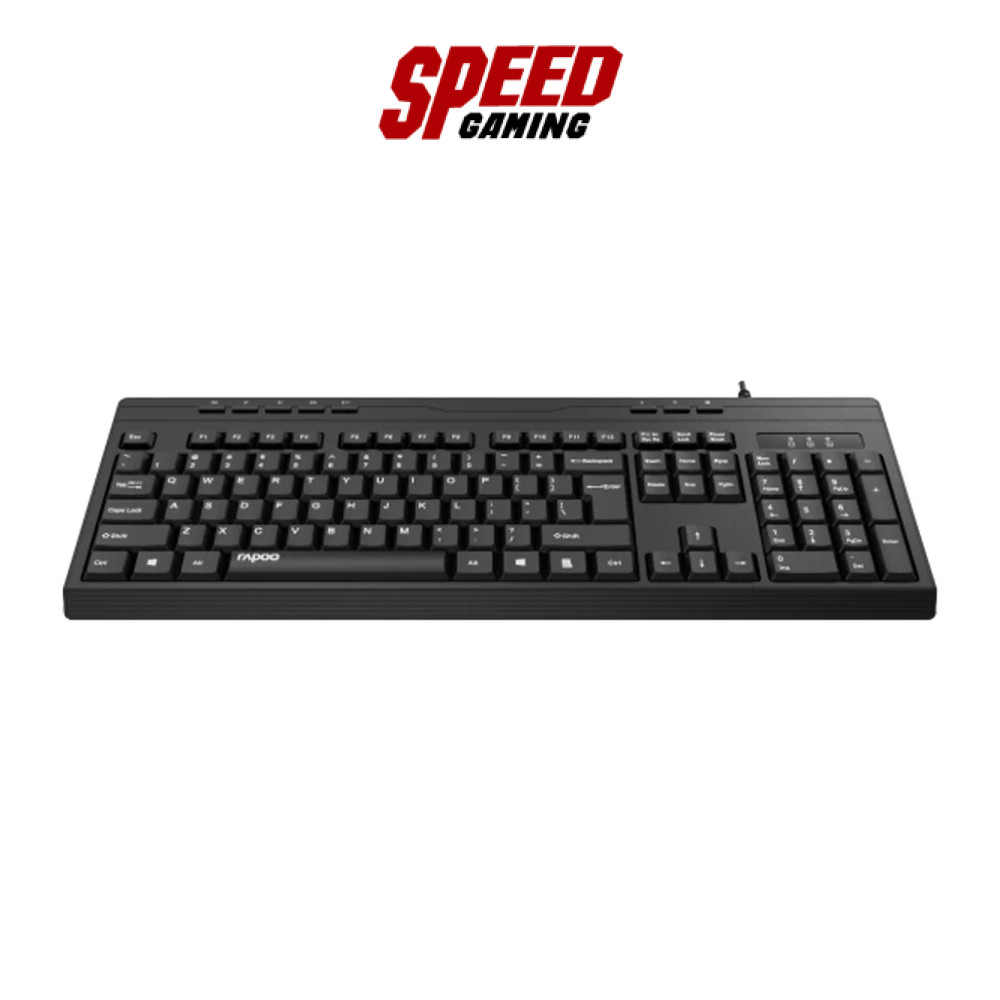 RAPOO NK2400(Black) 112 Keys USB-A KEYBOARD(คีย์บอร์ด) | By Speed ...