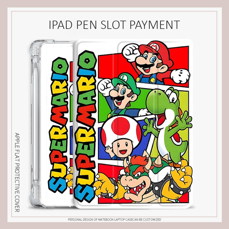 เคส Super Mario iPad air7 air4/5/6 10.2 gen7/8/9 mini4/5/6/7 เคส iPad ...