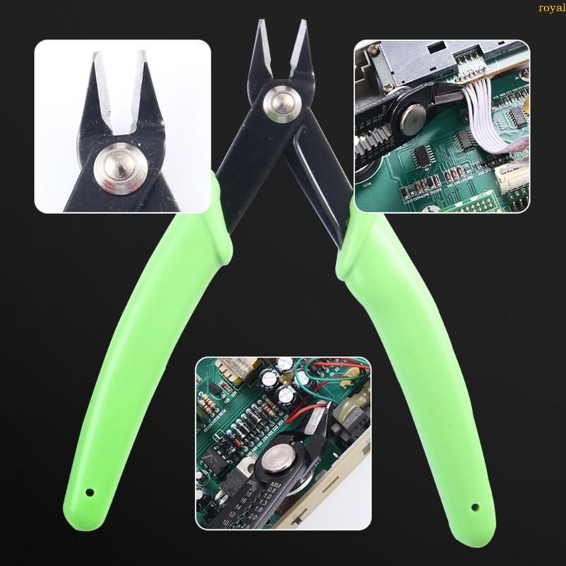 (ส่วนลดสูง)oyalking.th Wire Side Oblique Cutter Cutting Nippers Pliers ...