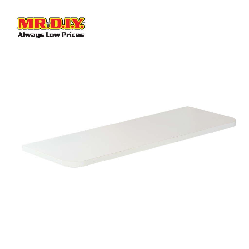 MR.D.I.Y แผ่นไม้โค้ง Particle Board สีขาว (White) ขนาด 60 X 23.5 X 1.5 ...