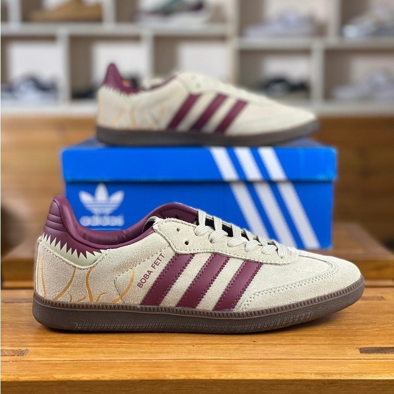 Star Wars X Adidas S samba "Boba Fett sarlac PIT" รองเท้าผ้าใบสำหรับ ...