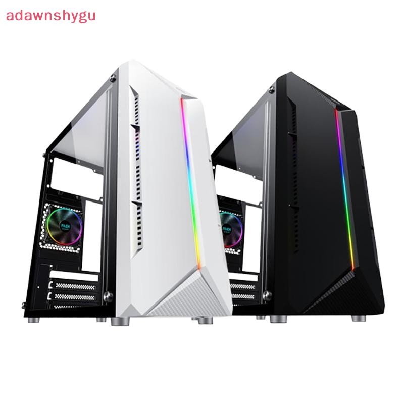 Adagu โปร่งใสคอมพิวเตอร์เดสก์ท็อป PC Tower RGB สําหรับ M-ATX/ITX เมน ...