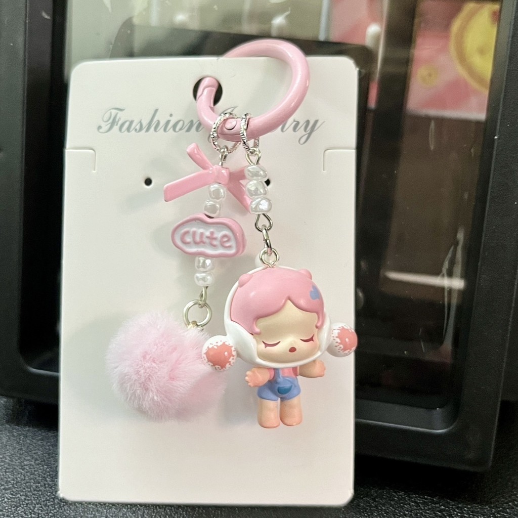 ของแท้ popmart popbean Hug series เด็กน่ารักผมลูกจี้พวงกุญแจของเล่น ...