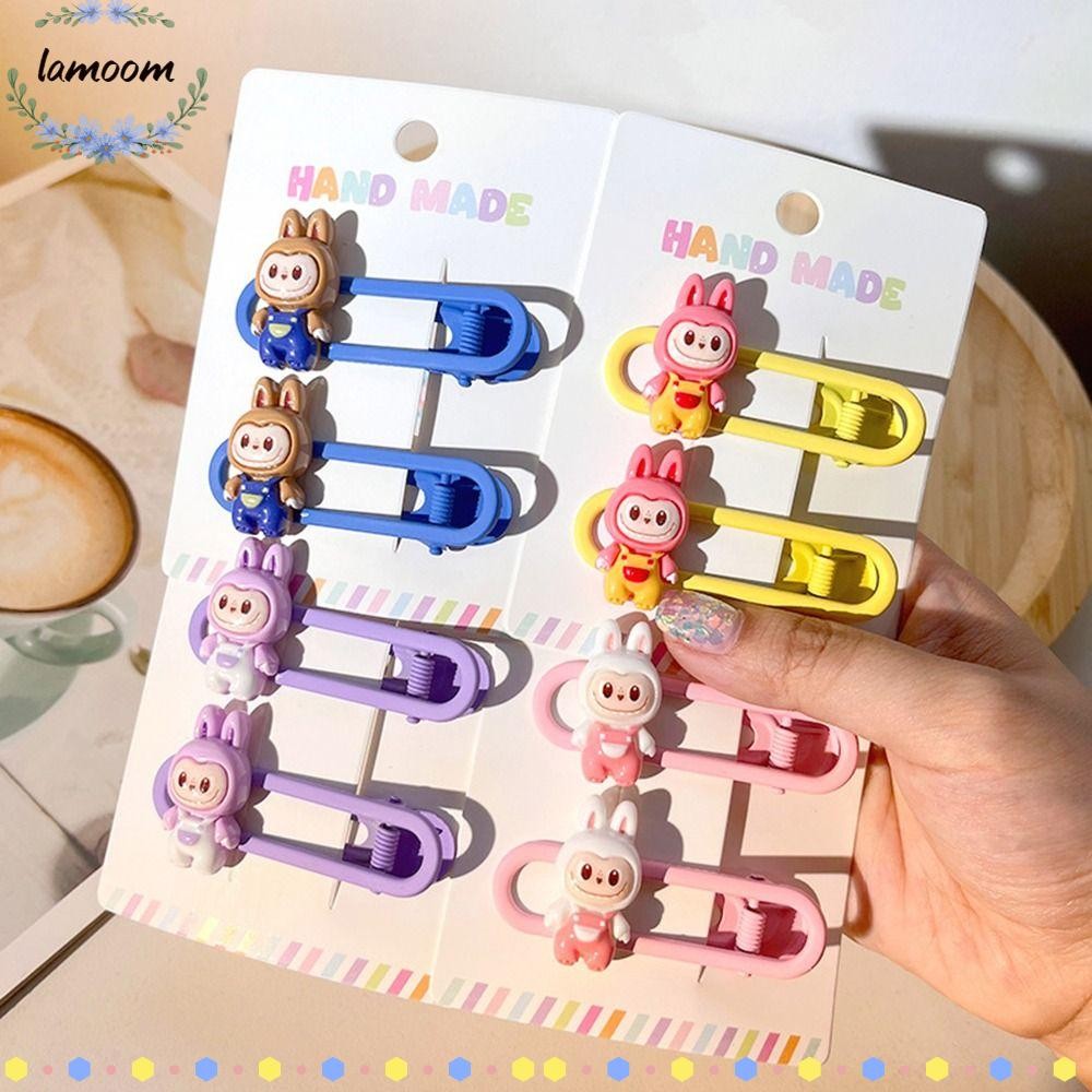 Lamoo 1 คู่ Labubu Duckbill คลิป, กิ๊บการ์ตูนเกาหลี, y2k สไตล์ Kawaii ...