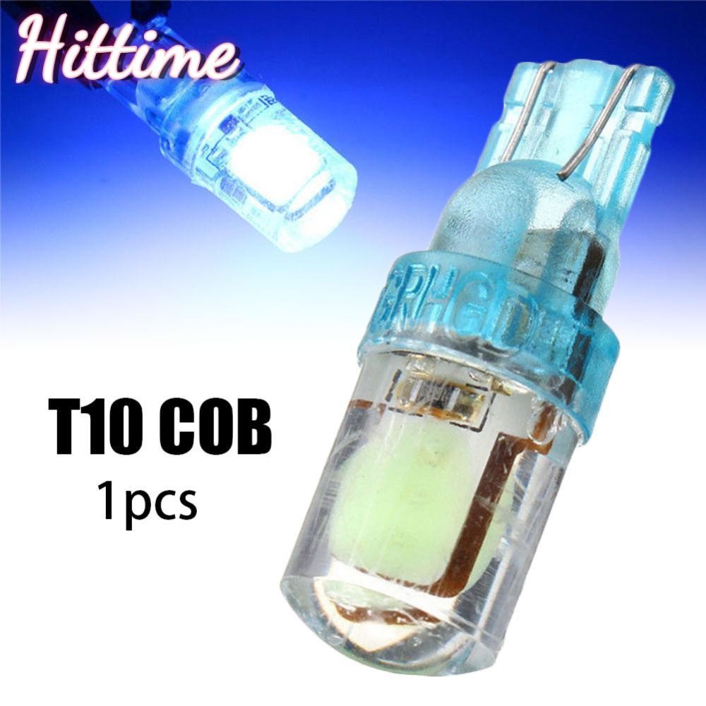 Hittime 1 ชิ้น T10 COB LED รถ Super Bright Ice Blue Silica ป้ายทะเบียนหลอดไฟ 194 W5W C8Q4 ...