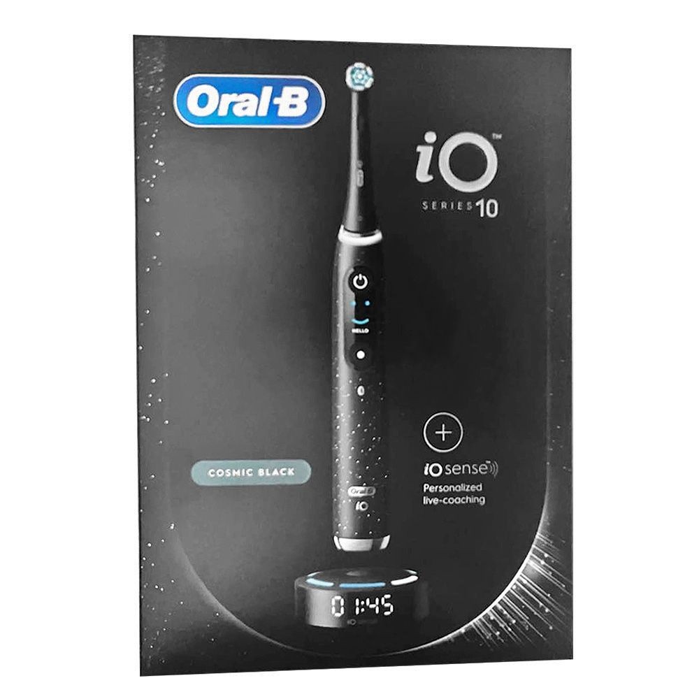 Oral-B iO Series 10 Rechargeable Electric Toothbrush (Cosmic Black, EU Plug) | Shopee Thailand