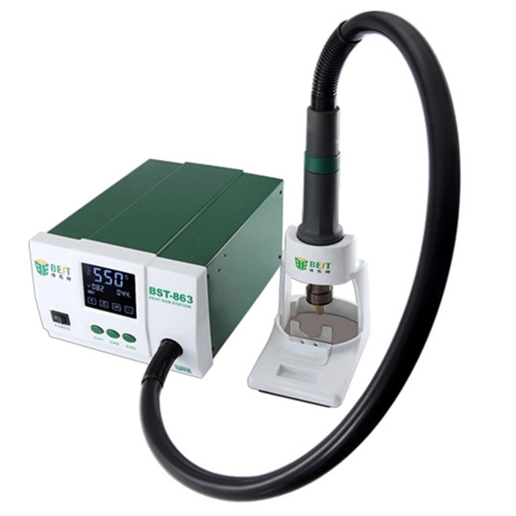 BEST BST-863 1200W 220V/110V อัจฉริยะหน้าจอสัมผัส LCD ความร้อน Air SMD ...