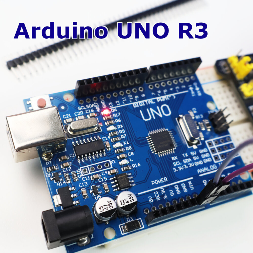 บอร์ด Arduino UNO R3 (SMD) ATmega328P พร้อมสาย USB - สำหรับนักพัฒนาและ ...