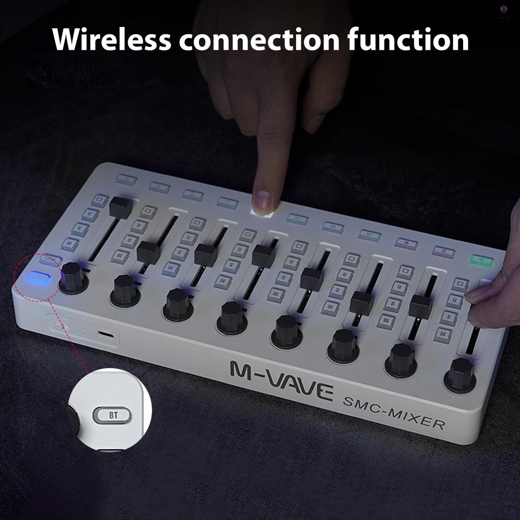 [effectmusic] Midi Controlle MIDI คอนโซลผสม 43 ปุ่ม 8 ปุ่ม 8 ปุ่มกด ...