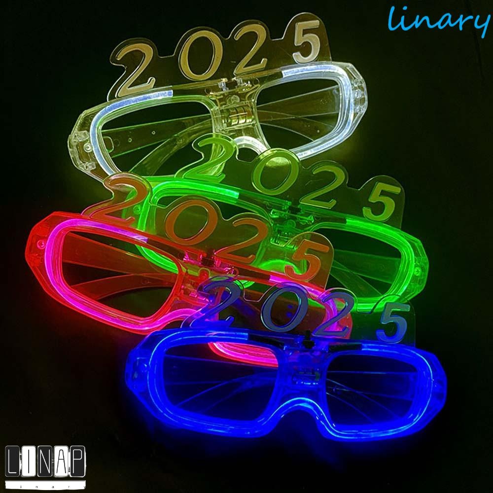 Culinaryhv 2025 แว่นตาเรืองแสงสวัสดีปีใหม่, LED Glow Number Letter 2025 ...