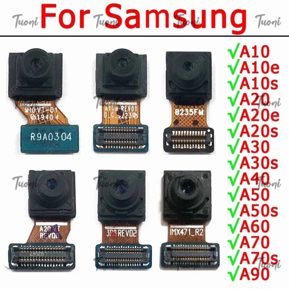 กล้องด้านหน้าสําหรับ Samsung Galaxy A10 A10e A10s A20 A20e A20s A30 ...