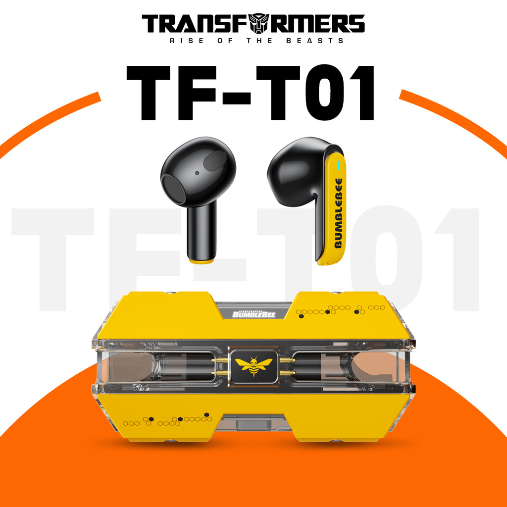 Transformers TF-T01 TWS หูฟังบลูทูธไร้สาย พร้อมไมโครโฟน บลูทูธ 5.3 | Shopee Thailand