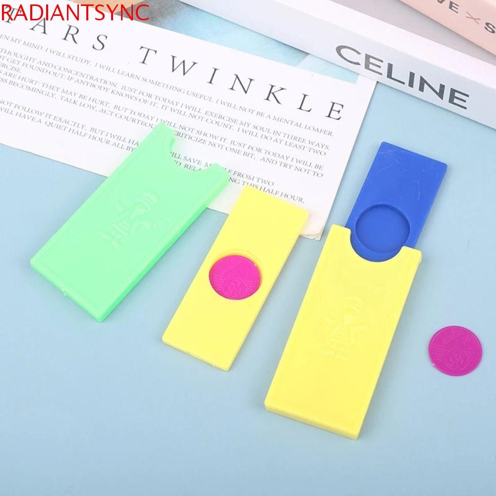 Radiantsync เหรียญเด็กตลกที่น่าตื่นตาตื่นใจ,พลาสติก Magic Props กล่องหายไป, ตลกประสิทธิภาพ Prop ...