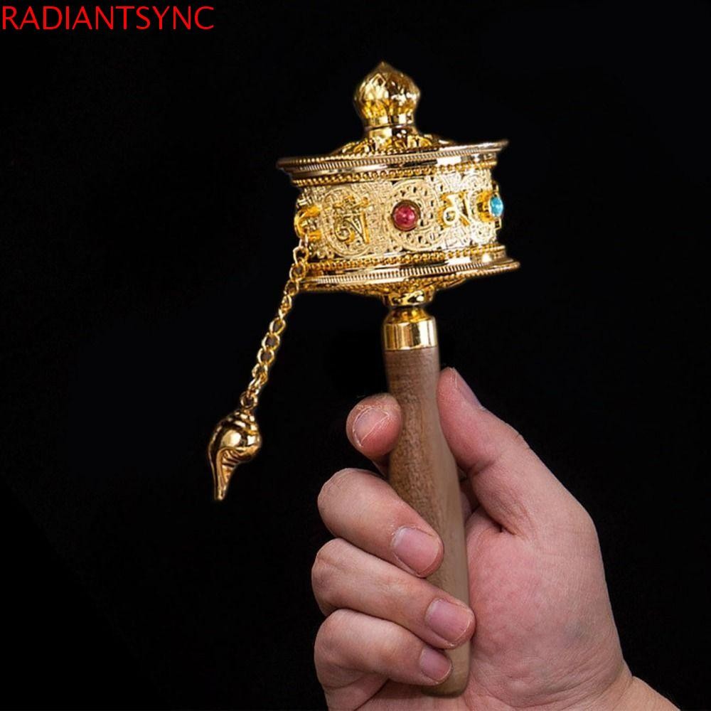 Radiantsync ล้อสวดมนต์ทิเบต, Hand Cranking แบริ่งคู่เปิดเครื่องมือ ...