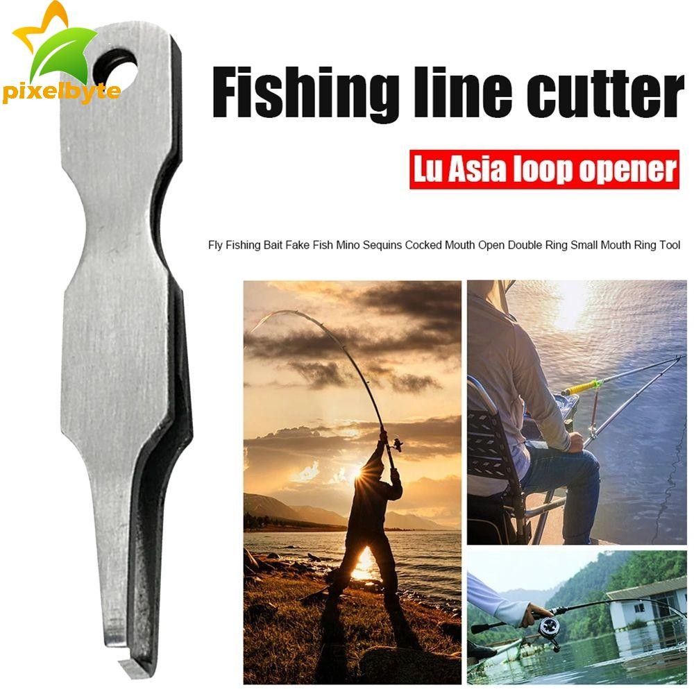 Pixelbyte เครื่องตัดสายตกปลาชุดล่อ Multi Function Pin Fly Line Nipper เครื่องมือตกปลาคีม Hook ...
