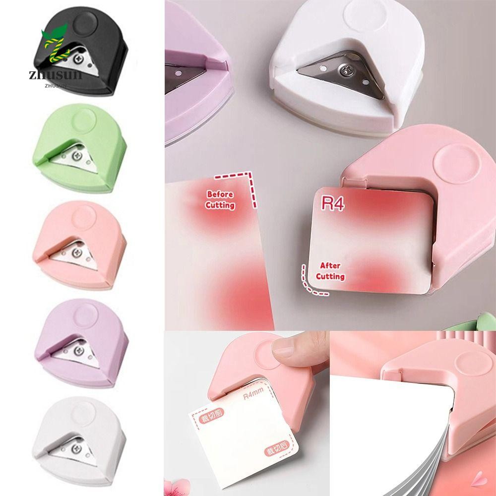 ZHUSUN R4 Corner Rounder, Angle Punch Photo แบบพกพา R4 Fillet Cutter ...