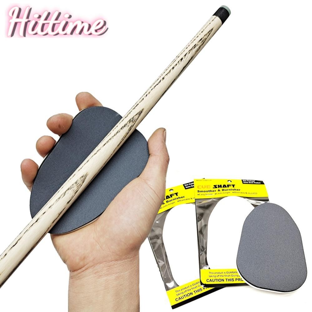 Hittime 1 ชิ้นสระว่ายน้ํา Cue Forelimb แผ่นขัดสีดําและสีขาวสองด้านขัดเครื่องมือเรียบบิลเลียดคิว ...