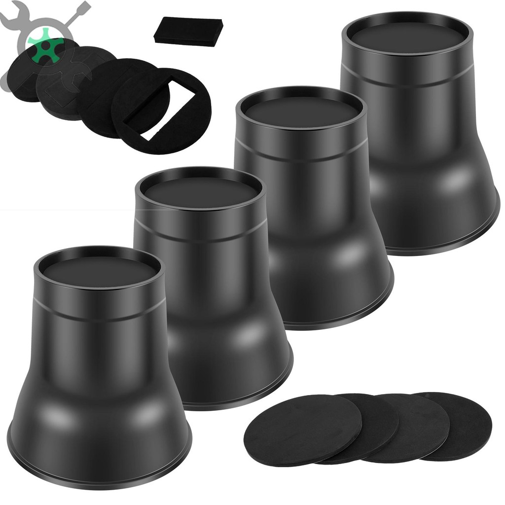 4 ชิ้นเตียง Risers Anti Slip เฟอร์นิเจอร์ Risers Stable เตียงยกบล็อก ...