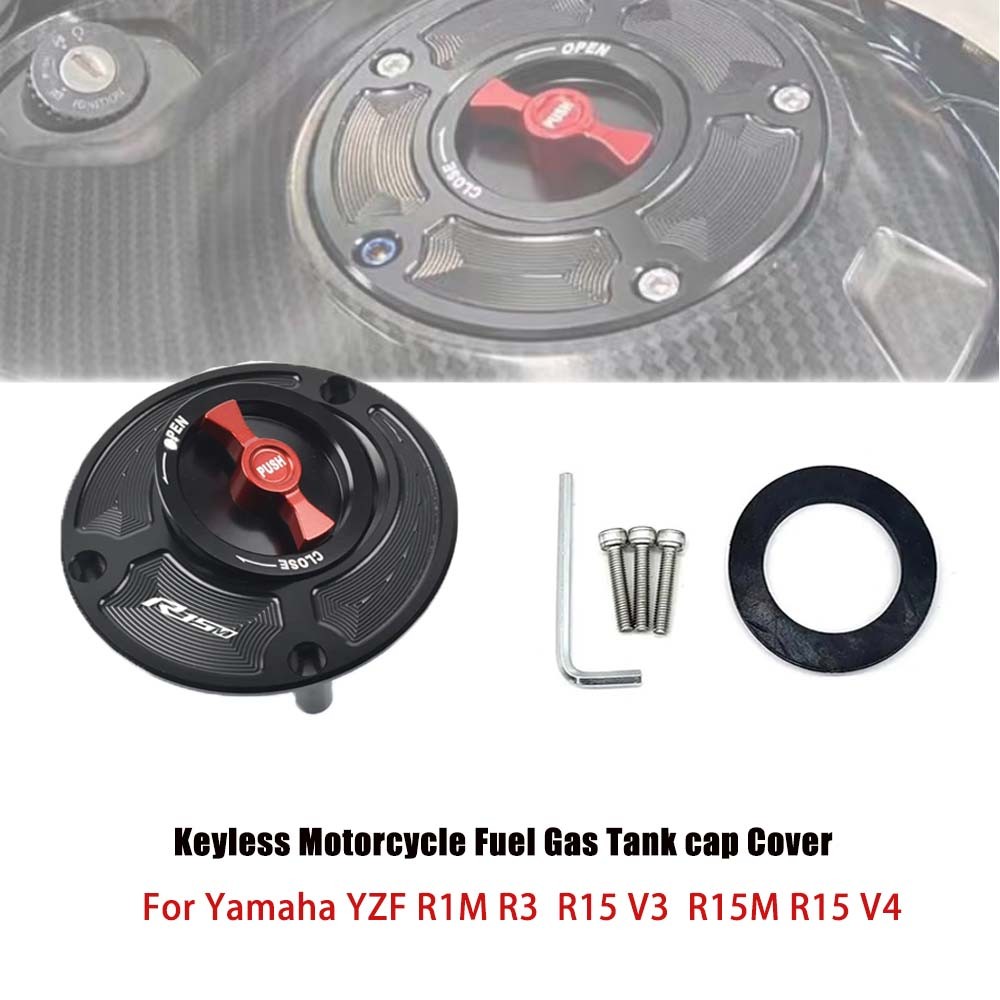 สําหรับ Yamaha YZF R1M R1 R3 R15V3 R15M R15 V4 Keyless รถจักรยานยนต์การ ...
