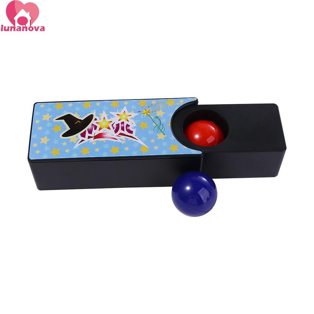 Lunanova เปลี่ยน Magic Box Close Up ของเล่นเด็ก Red Ball Magician Props ...