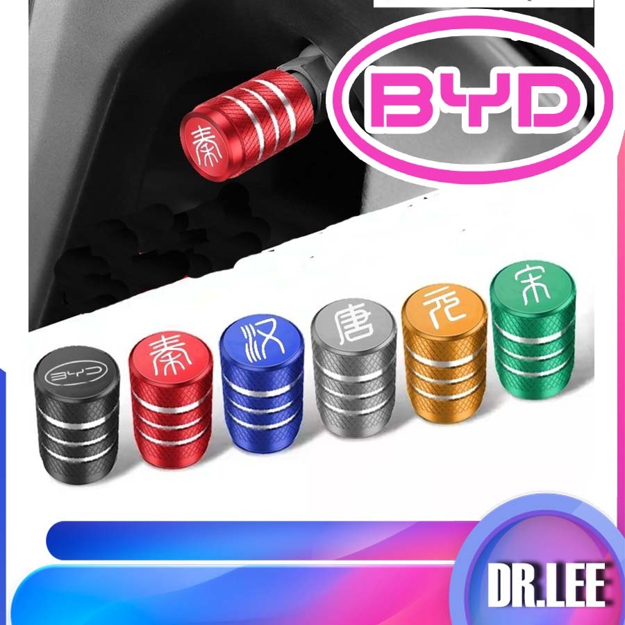READYBYD DOLPHIN 汽车轮 气嘴门 ATTO 3 คันชุดรถยนต์ BYD SEALION 7 รถอุปกรณ์ ...