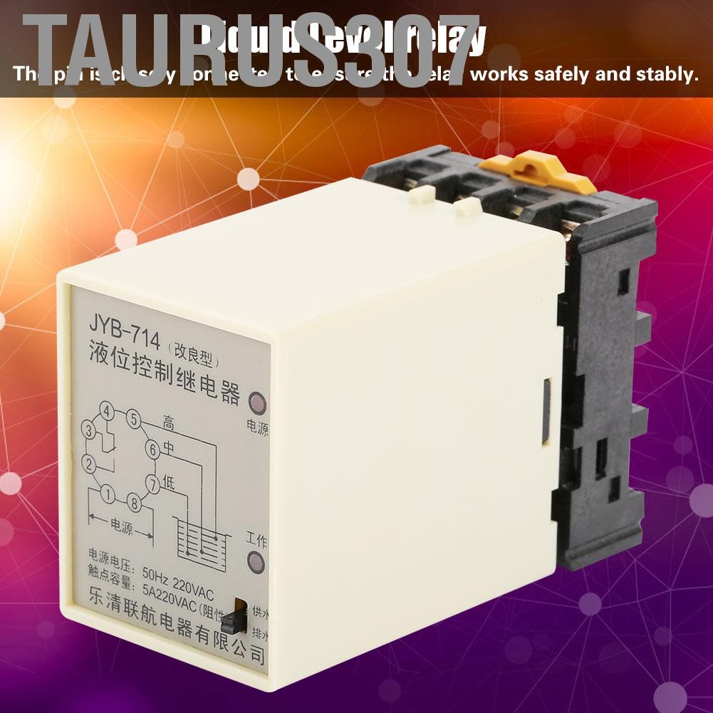 Taurus307 Kadimendium JYB-714 เครื่องควบคุมน้ำรีเลย์ระดับของเหลวพร้อมฐาน 220V ไฟฟ้าและวิศวกรรม ...