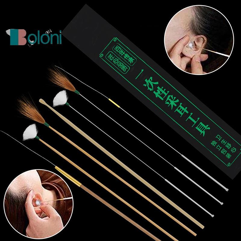 [Boloni] 5/6 ชิ้น Feather Ear Pick Wax Remover Curette หูขุดเครื่องมือ ...