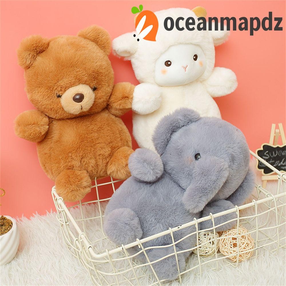 Oceanmapdz สัตว์ Plushies ตุ๊กตา Cuddly ของเล่นเด็กตุ๊กตาของเล่น Fluffy ผม Super Soft Lamb ...