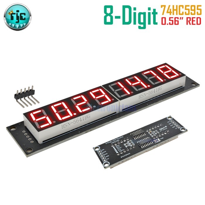 Merah Seven Segment Module 8-Digit 0.56" TM1637 LED 7-Season Display RGBYW - สีแดง | Shopee Thailand