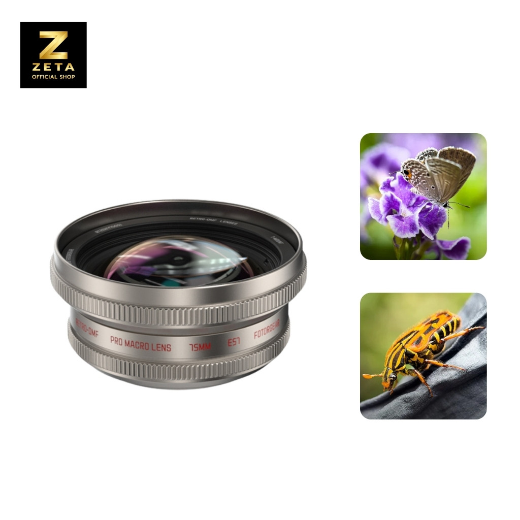 Fotorgear Retro DMF Professional Smartphone Lens เลนส์มาโคร ถ่ายแมลง ...