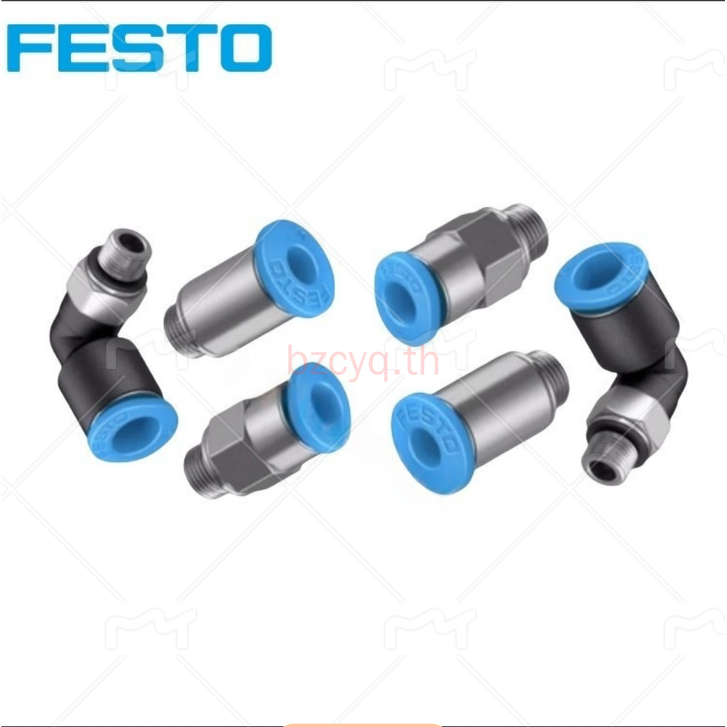 [ในประเทศไทย]FESTO ข้อต่อเกลียว QSM QSML-M3-M5-M6-M7-1/8-1/4-4-6-I ...