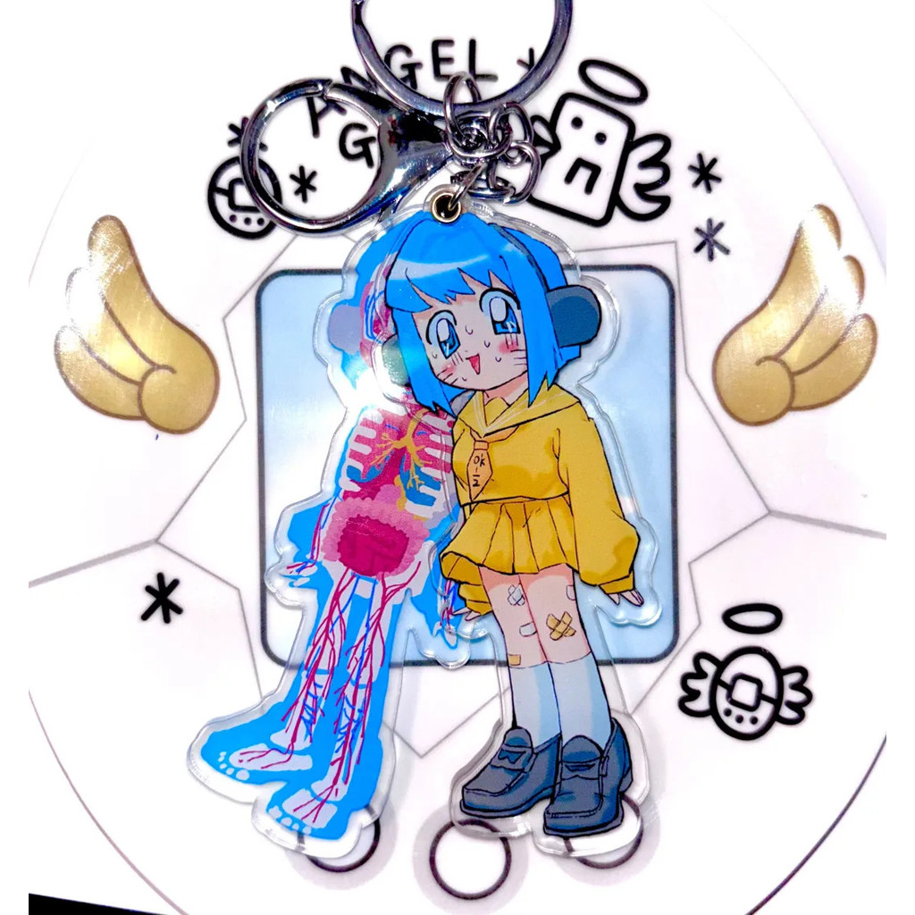 Ranfren อะนิเมะพวงกุญแจผู้หญิงอะคริลิค Key Chain Man Key แหวนจี้ ...