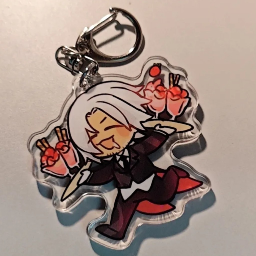 Devil May Cry Waiter Series อะนิเมะพวงกุญแจ Dante อะคริลิค Key Chain ...