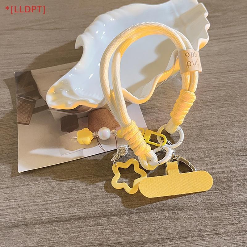 [LLDPT] Simple Yellow Star Phone Strap Anti Lost Carabiner Phone Chain ...