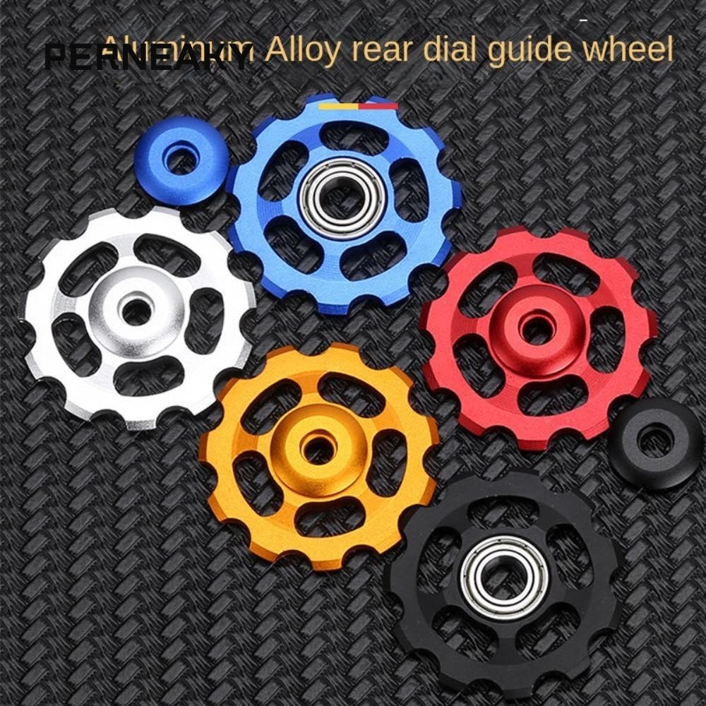 PERNEAKY จักรยาน Jockey Roller, 11T 5 สี MTB Jockey ล้อ, อลูมิเนียม Pulley Guide Roller MTB ...