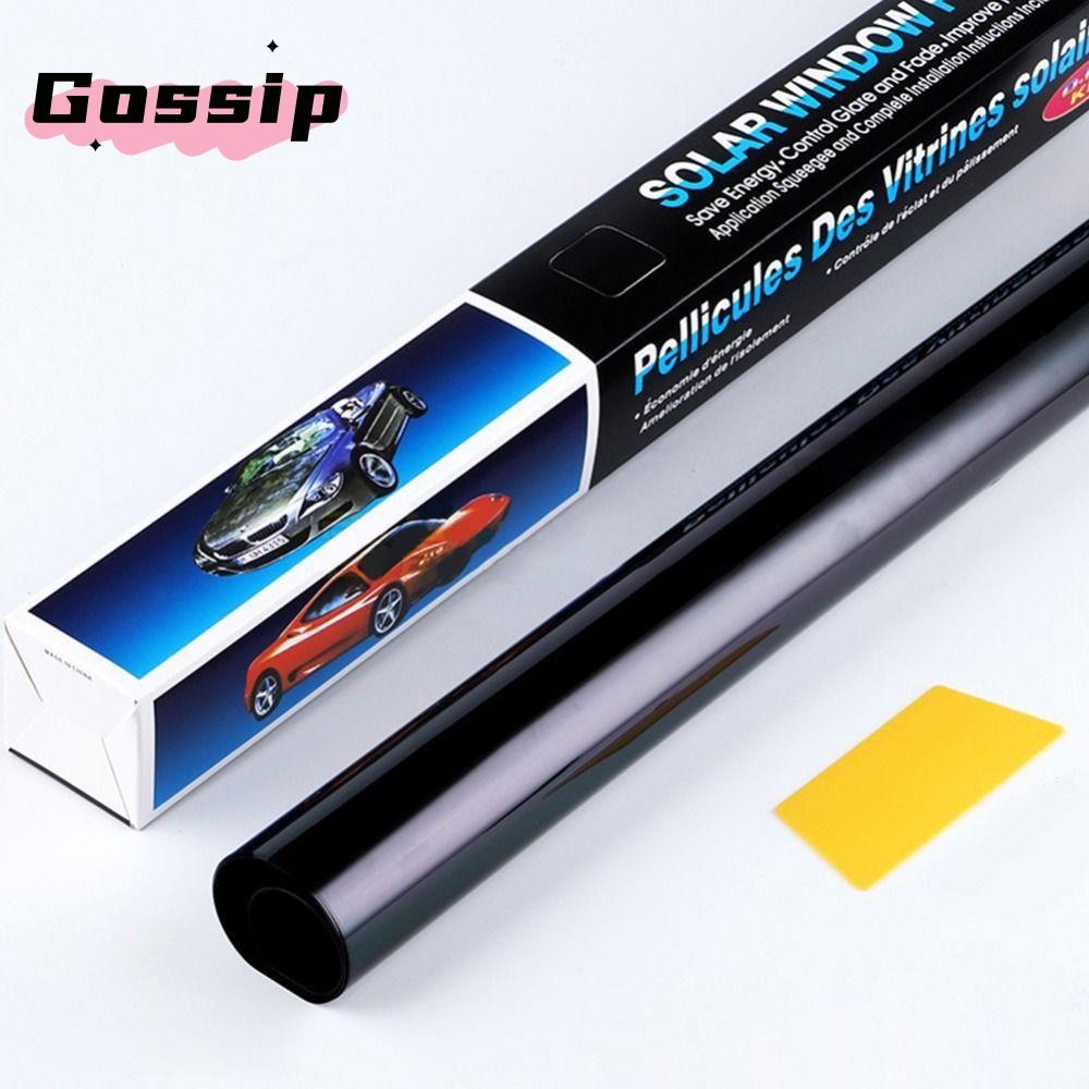GOSSIP 1 ม้วน 50x3m ฟอยล์รถยนต์, Scratch Resistance Sun Shade Window ...